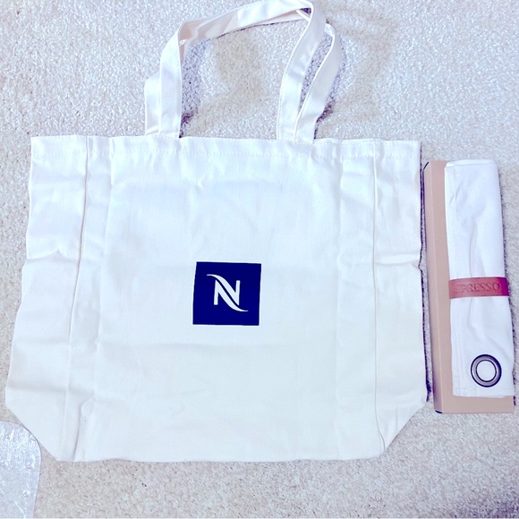 Nespresso | Bags | Nespresso Bundle Tote Bag And Barista Towel New ...